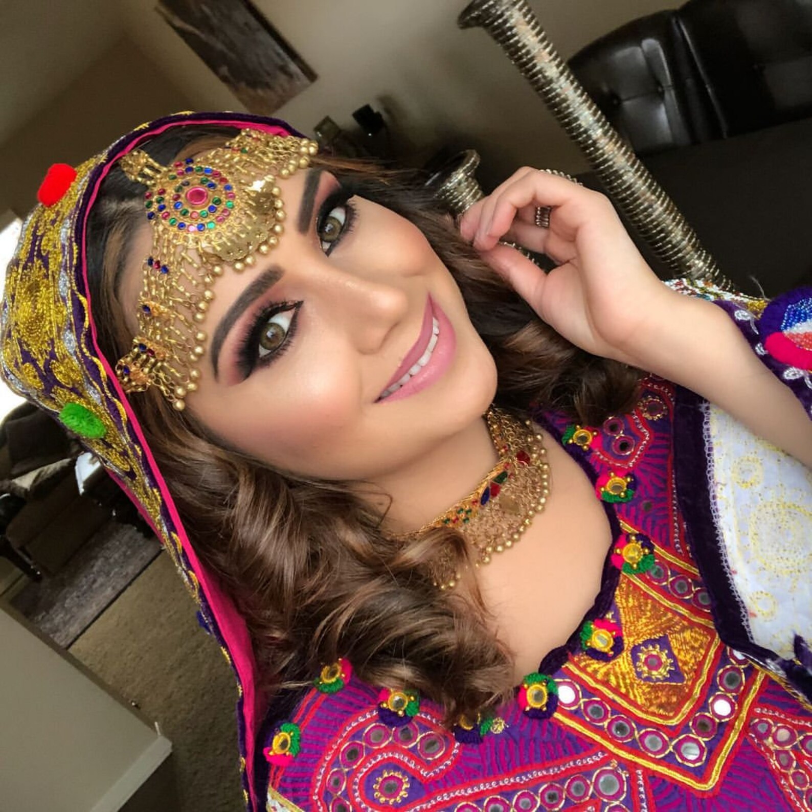 Afghan Jewelry Set Hand Made Afghani Necklace and Earings Afghani ...