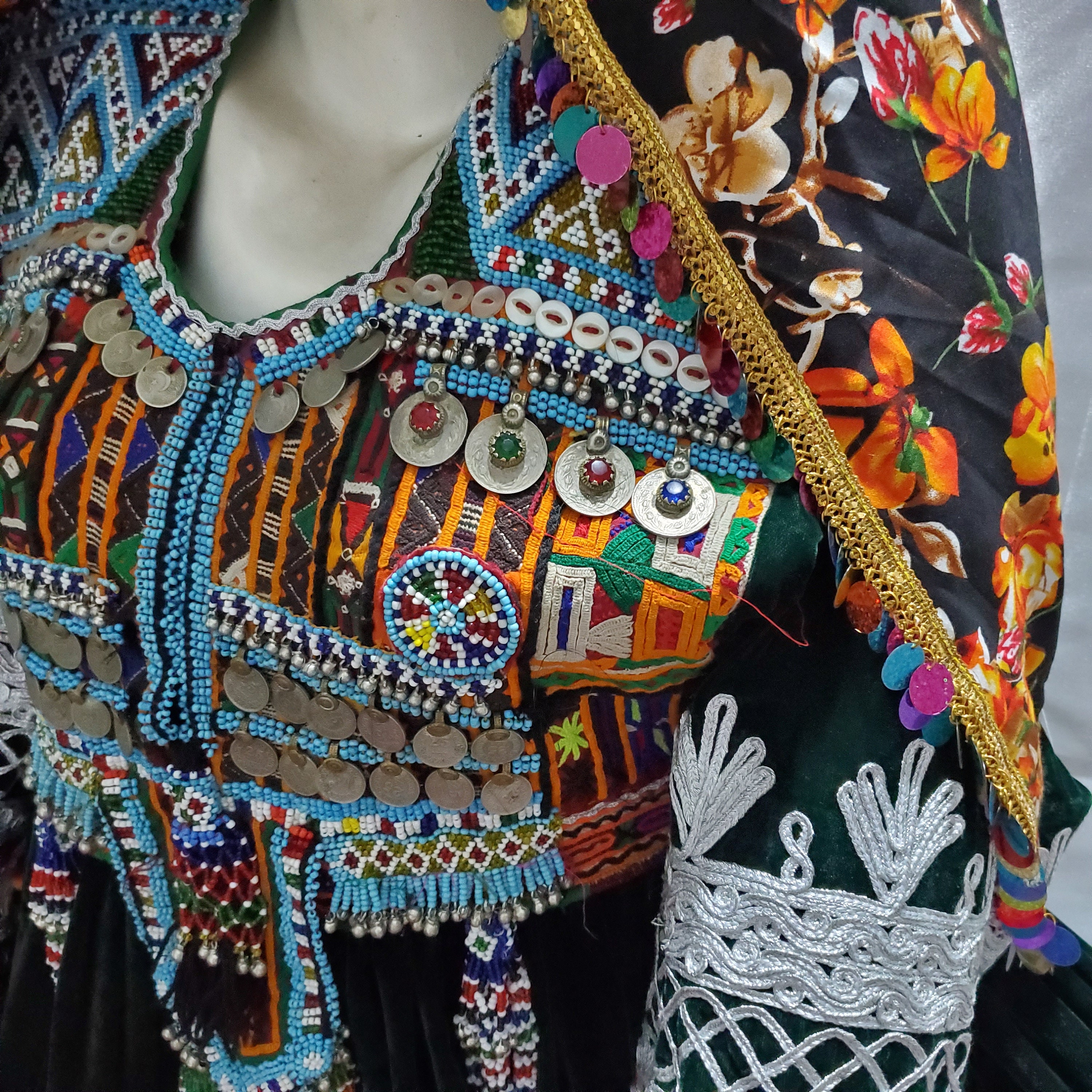 Traditional Afghan Dress With Full Hand Made Embroidery - Etsy