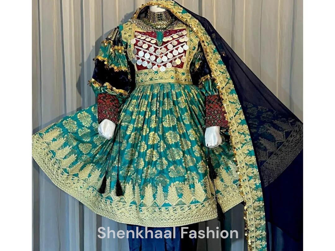 Kuchi Dress for Women - Traditional Afghan Dress Full Hand Made With ...
