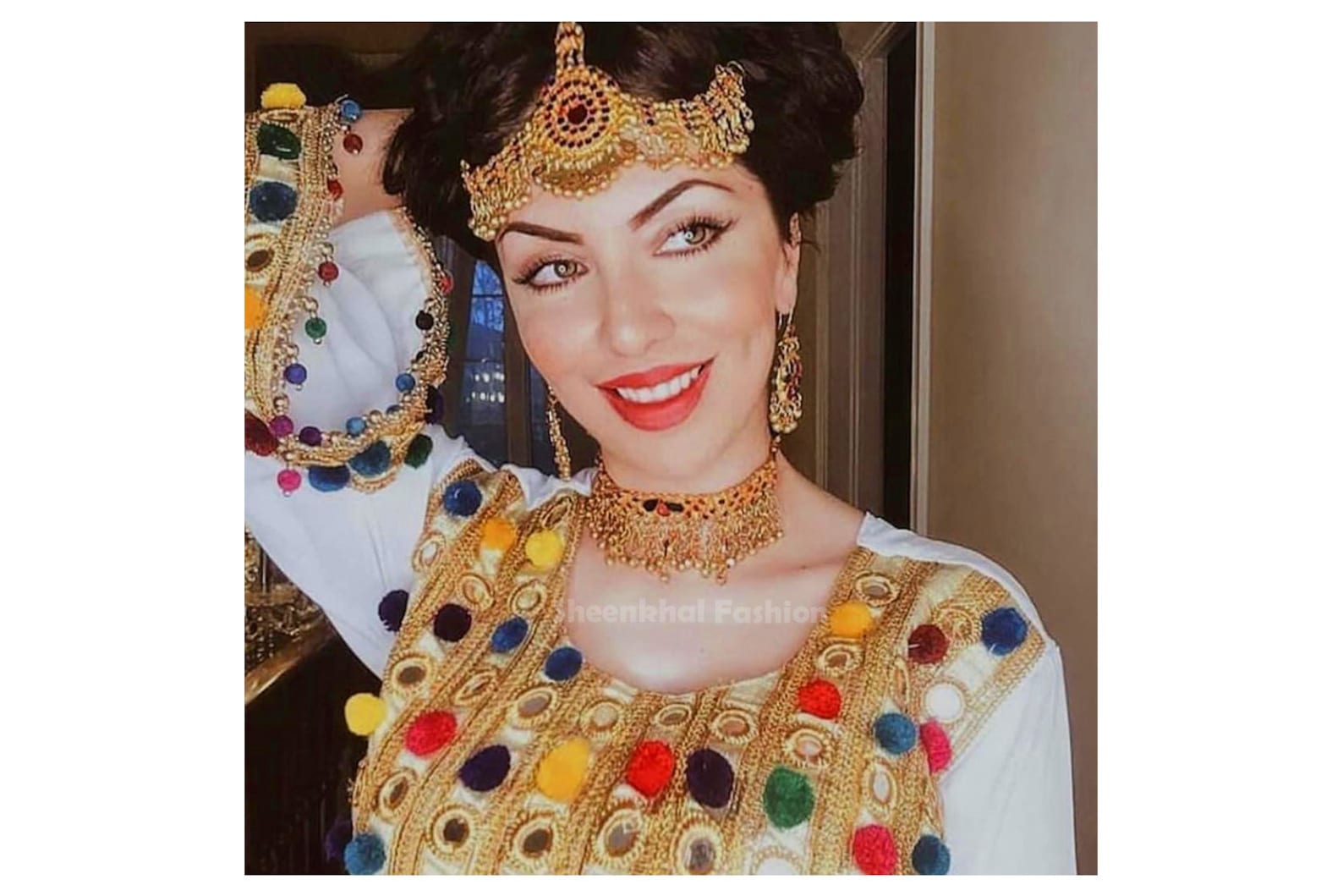 Afghan Jewelry Set Hand Made Afghani Necklace and Earings - Etsy