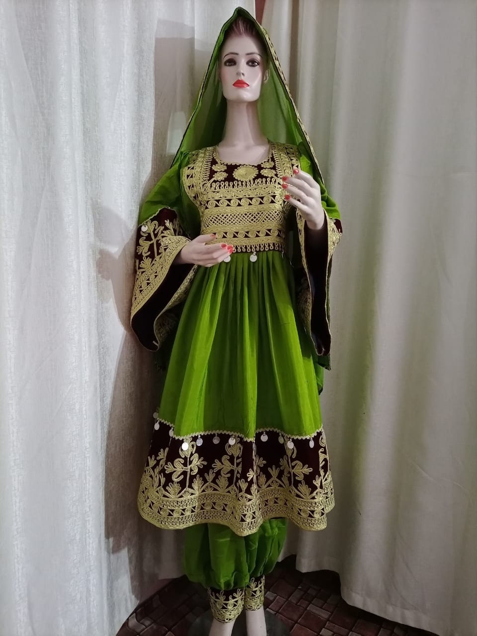 Traditional Afghan Dress With Full Hand Made Embroidery - Etsy