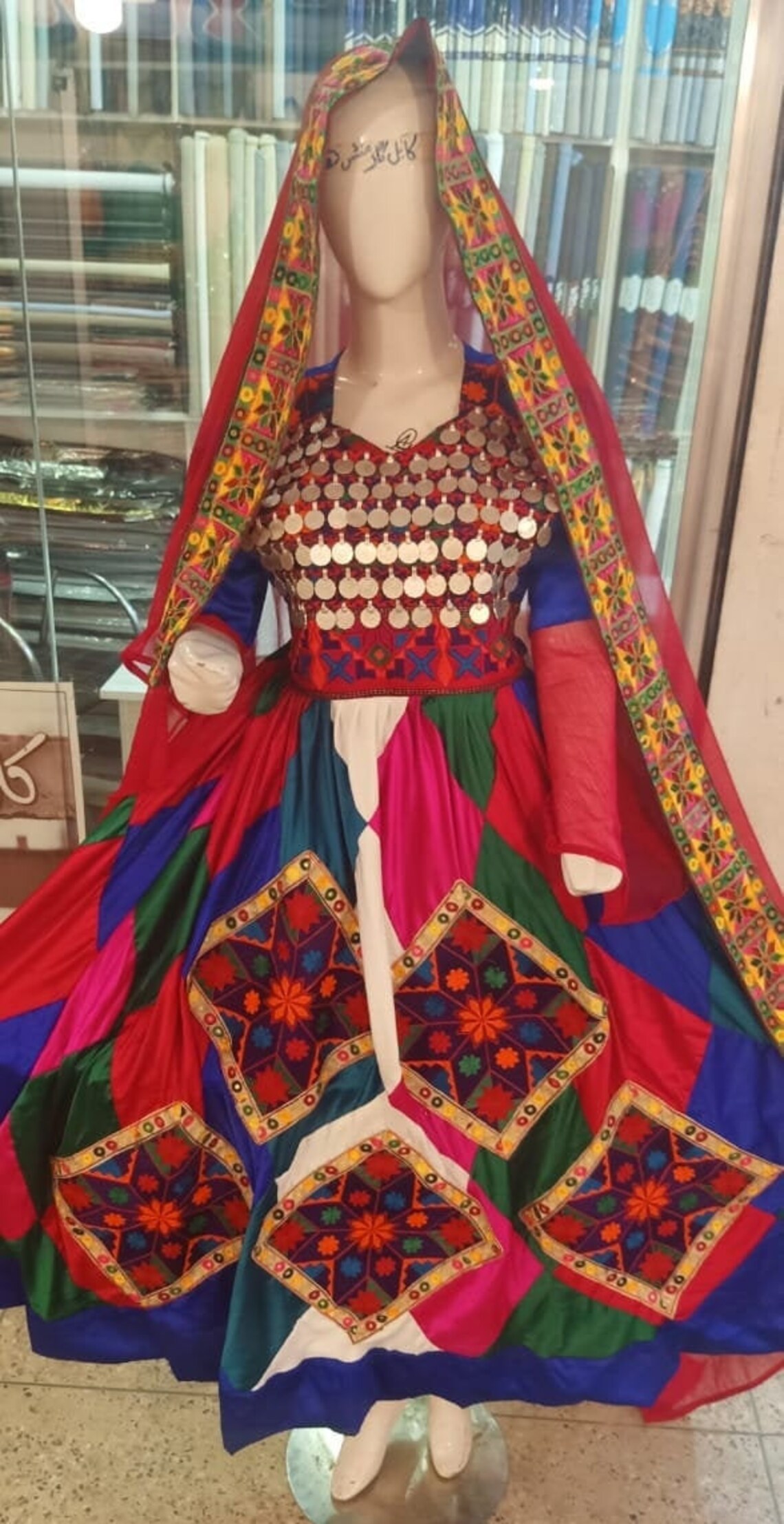 Afghan Dress for Women Handmade Afghani Dress Traditional | Etsy