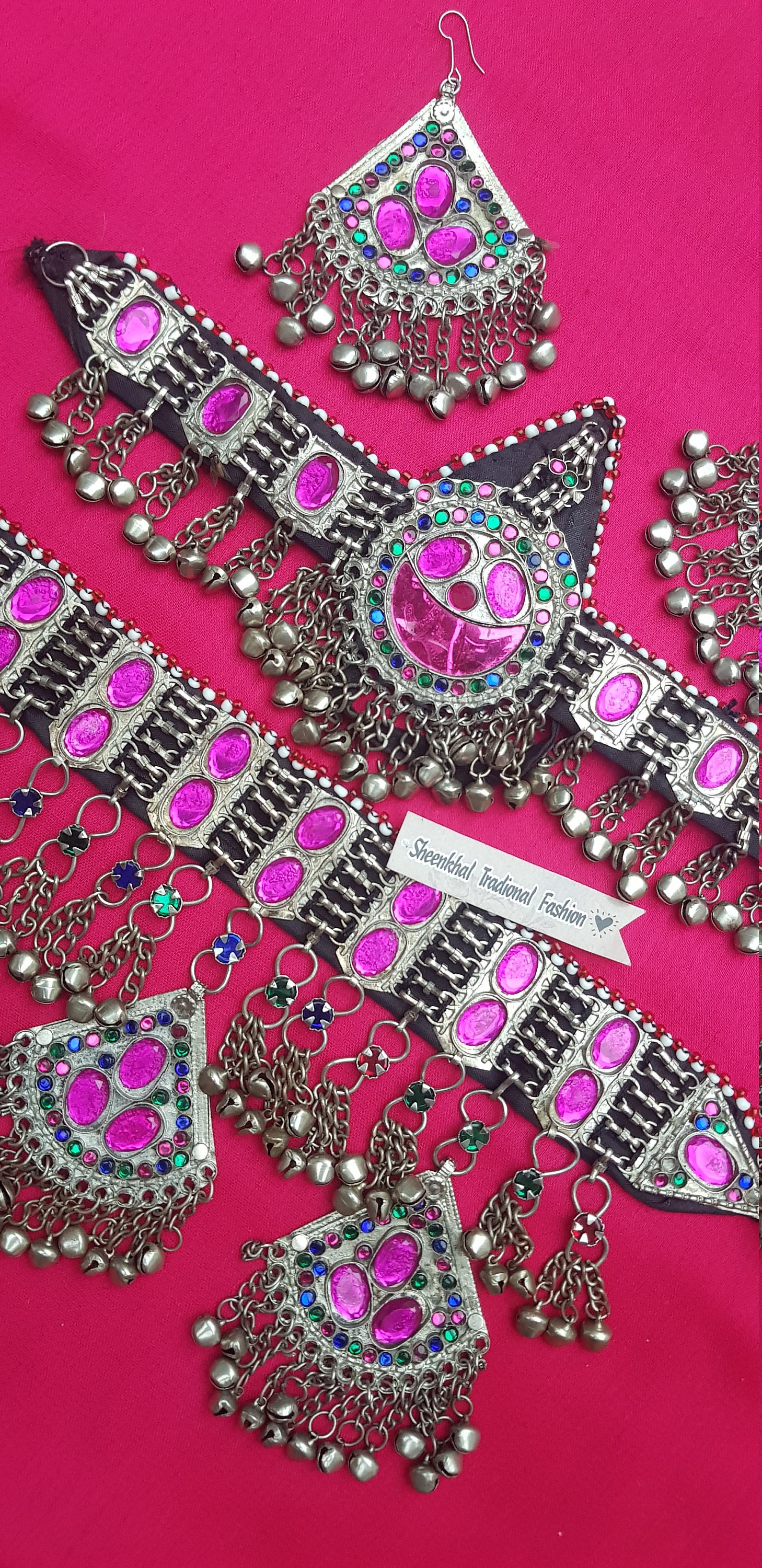 Afghan Jewelry Set Hand Made Afghani Necklace and Earrings - Etsy Australia