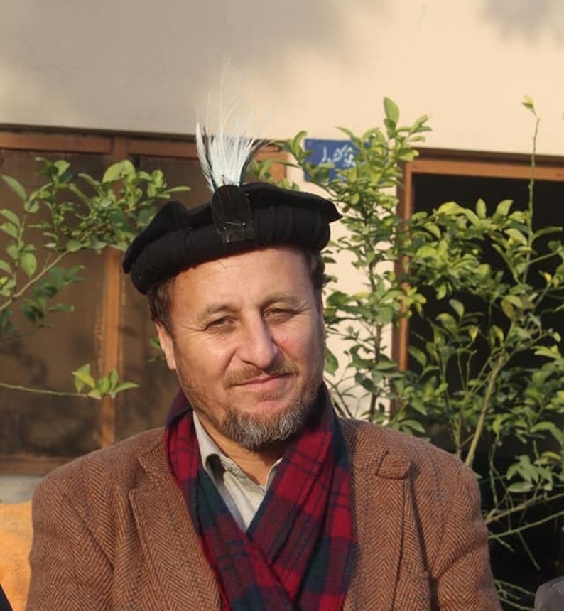 Afghan Pakol With Feather Chitrali Hand Made Pakol Hat - Etsy Australia