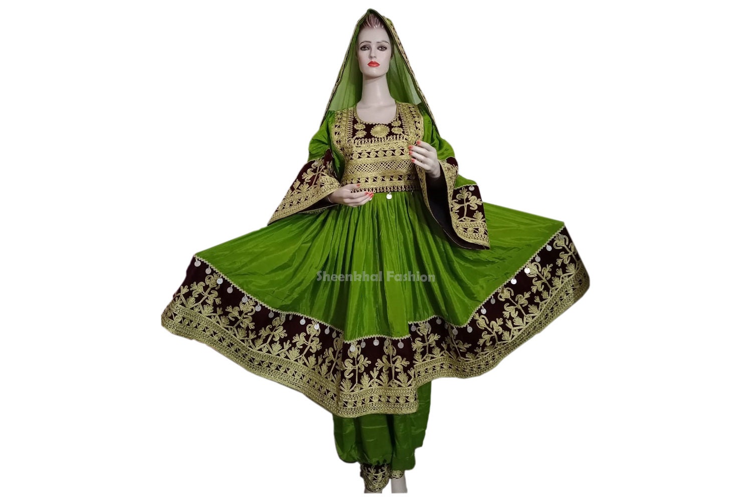 Traditional Afghan Dress With Full Hand Made Embroidery - Etsy