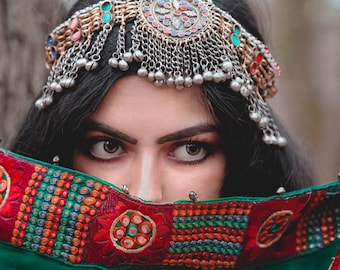 Afghan Mathapati Afghan Jewelry Set Hand Made Afghani Head - Etsy