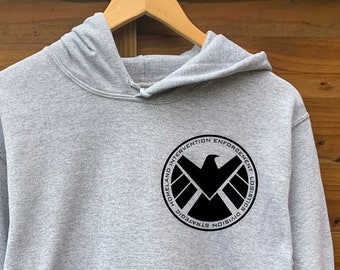 SHIELD S.H.I.E.L.D. Hoodie Hooded Sweatshirt Pullover Hood - Etsy