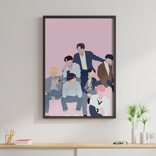 BTS Poster: Epiphany Printable Poster 방탄소년단 Art Print K-pop | Etsy