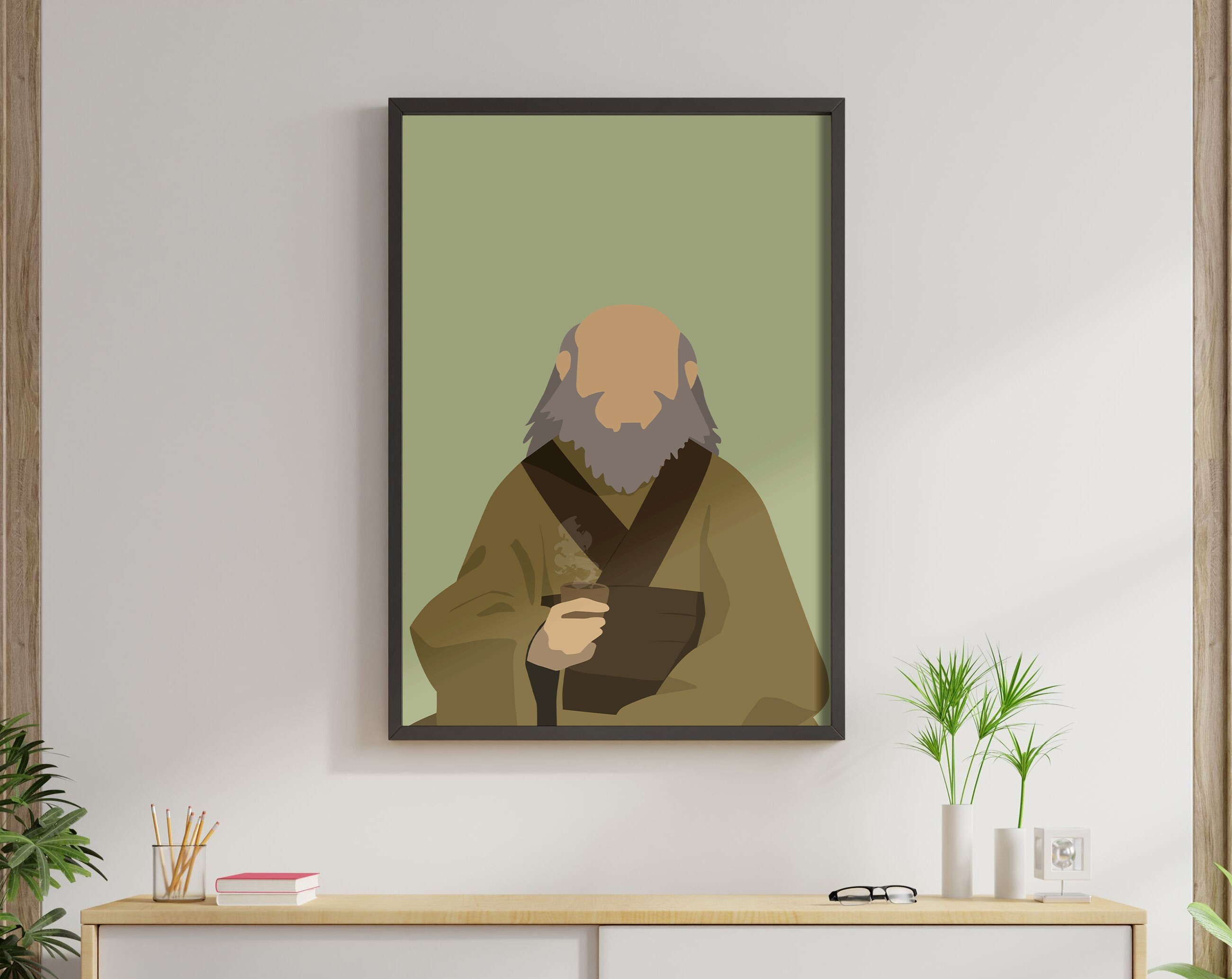 Onkel Iroh Poster. Avatar der letzte Airbender | Etsy