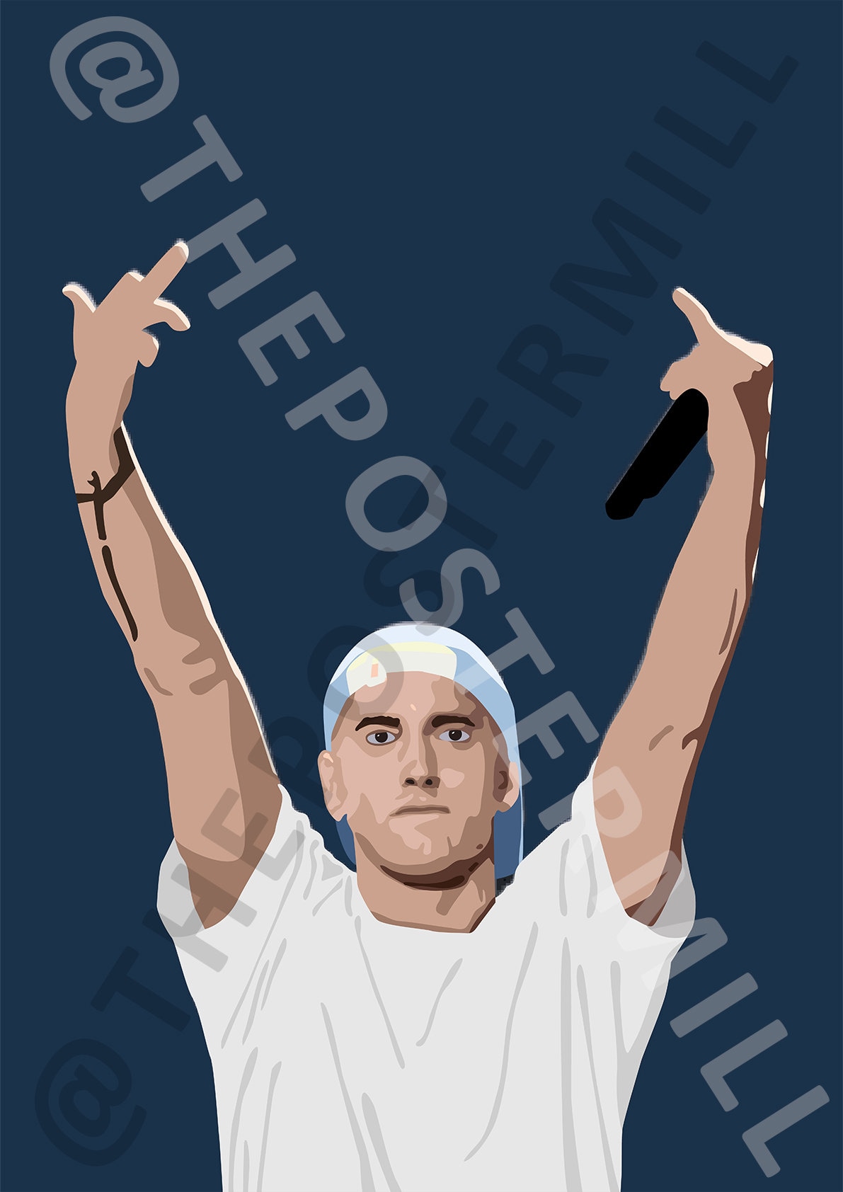 Eminem Poster. Marshall Mathers AKA Slim Shady Poster Designed & Sold ...
