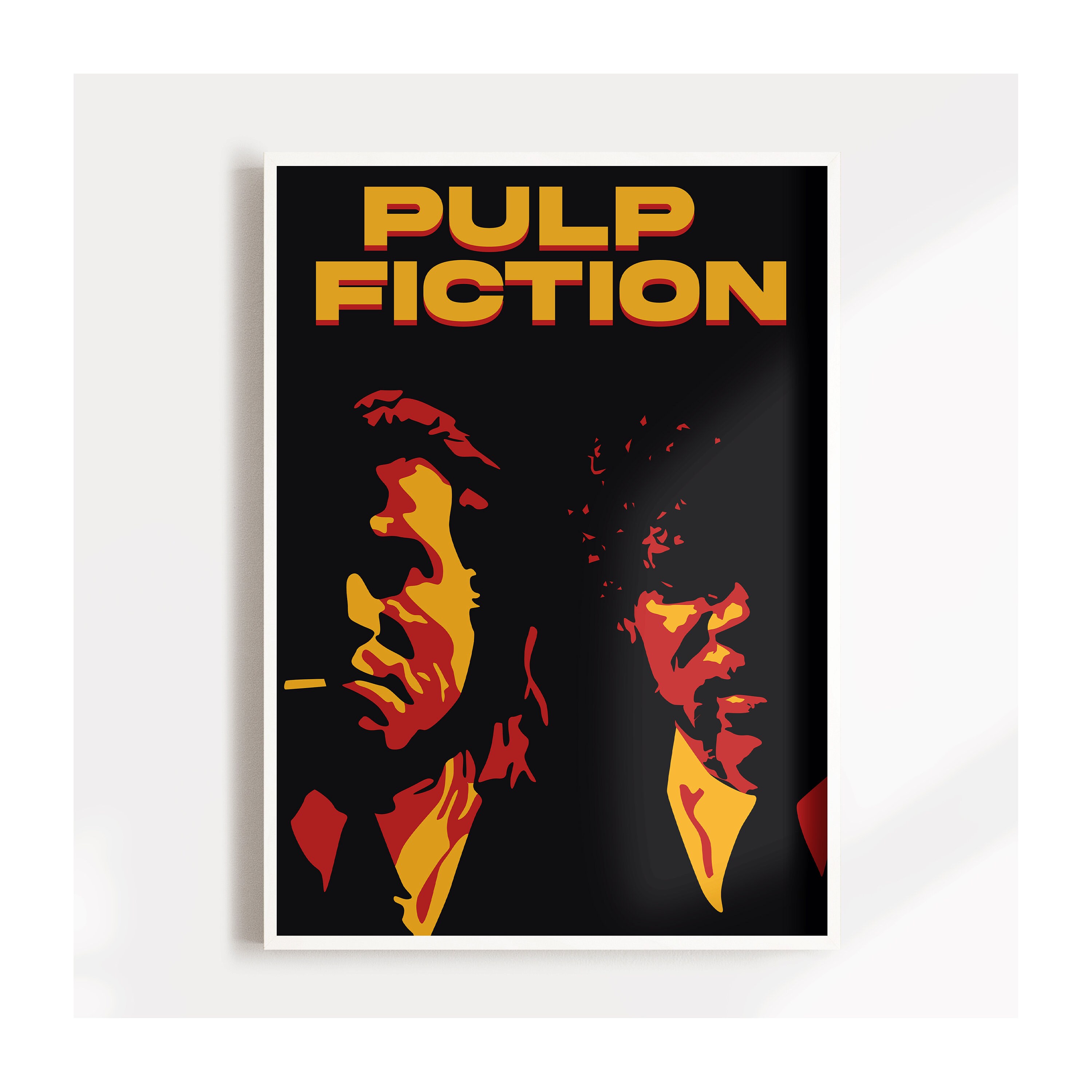 Pulp Fiction Inspired Poster. Movie Minimalist Modern Art Print ...