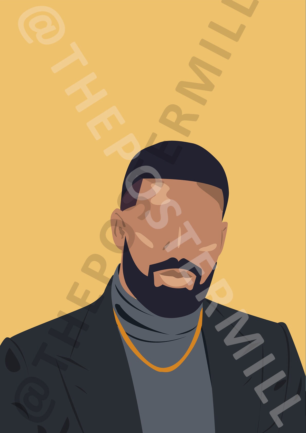 Drake Poster. Minimalist Modern Art Print. Customizable - Etsy