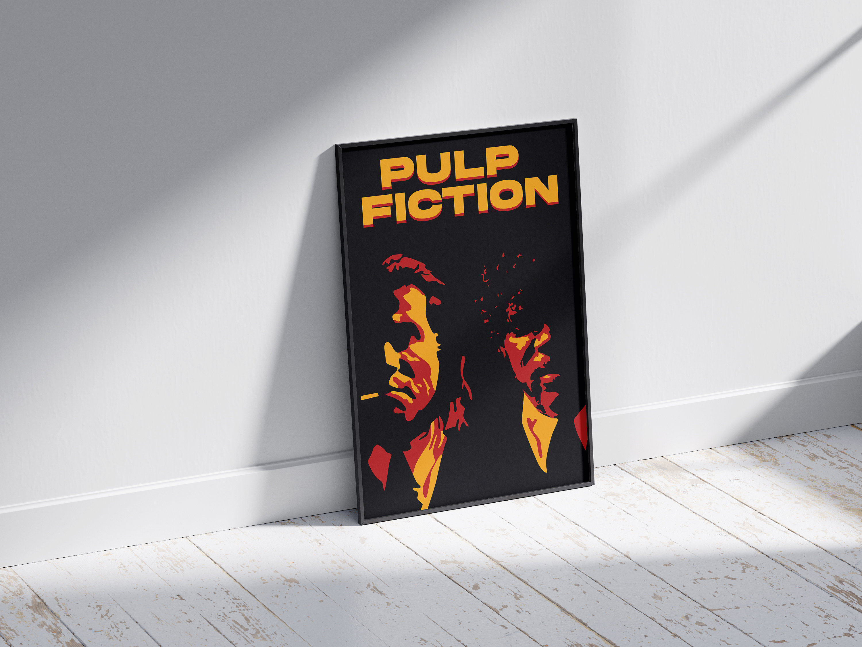 Pulp Fiction Inspired Poster. Movie Minimalist Modern Art Print ...