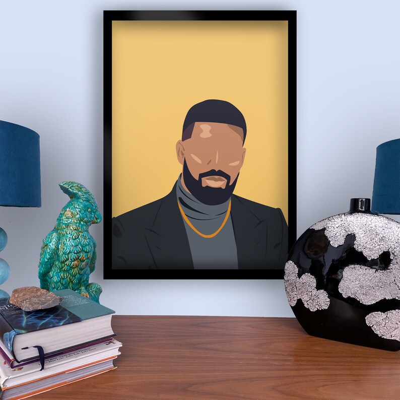 Drake Poster. Minimalist Modern Art Print. Customizable - Etsy