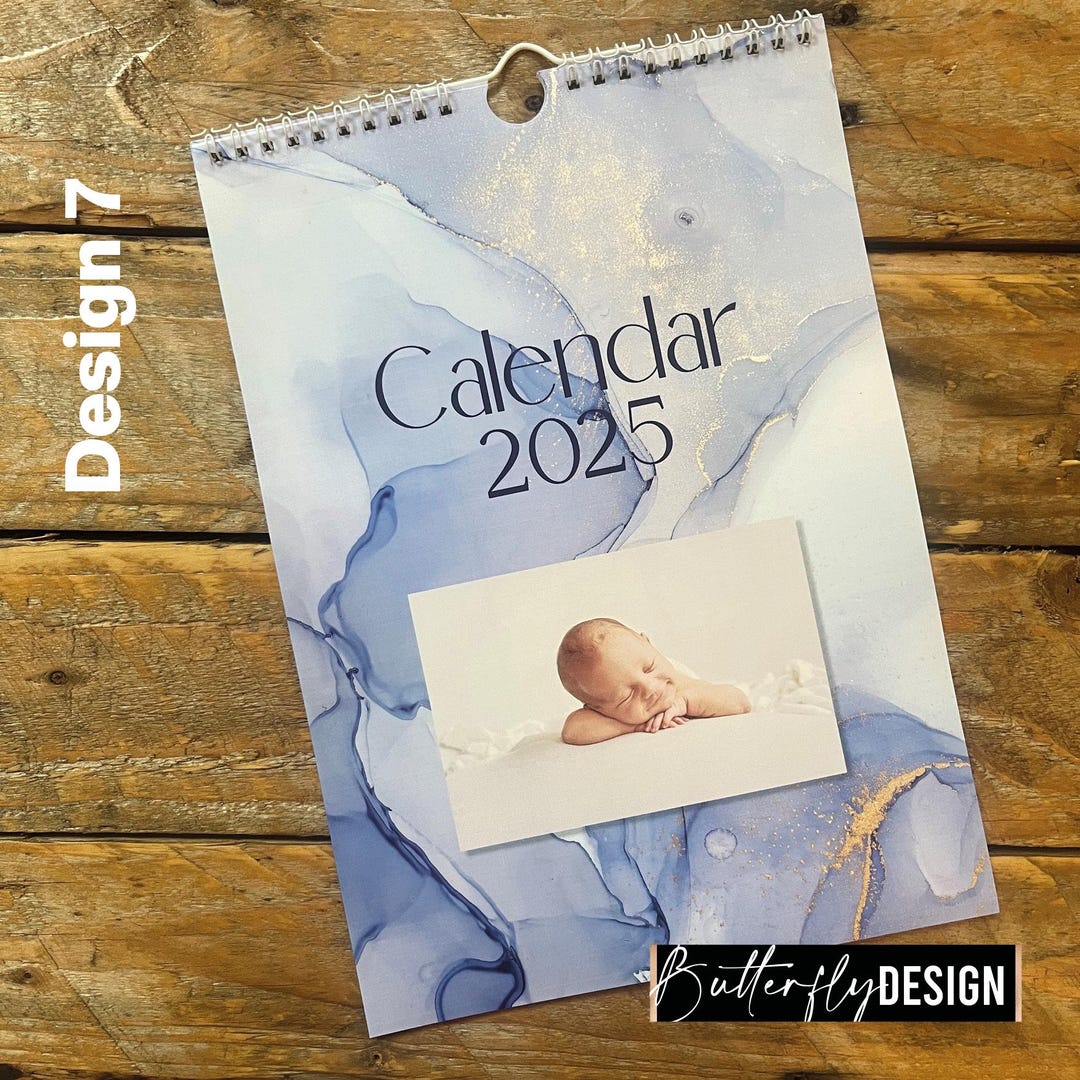 Personalised Photo Calendars for 2025 Monthly, Kitchen Wall Calendar ...