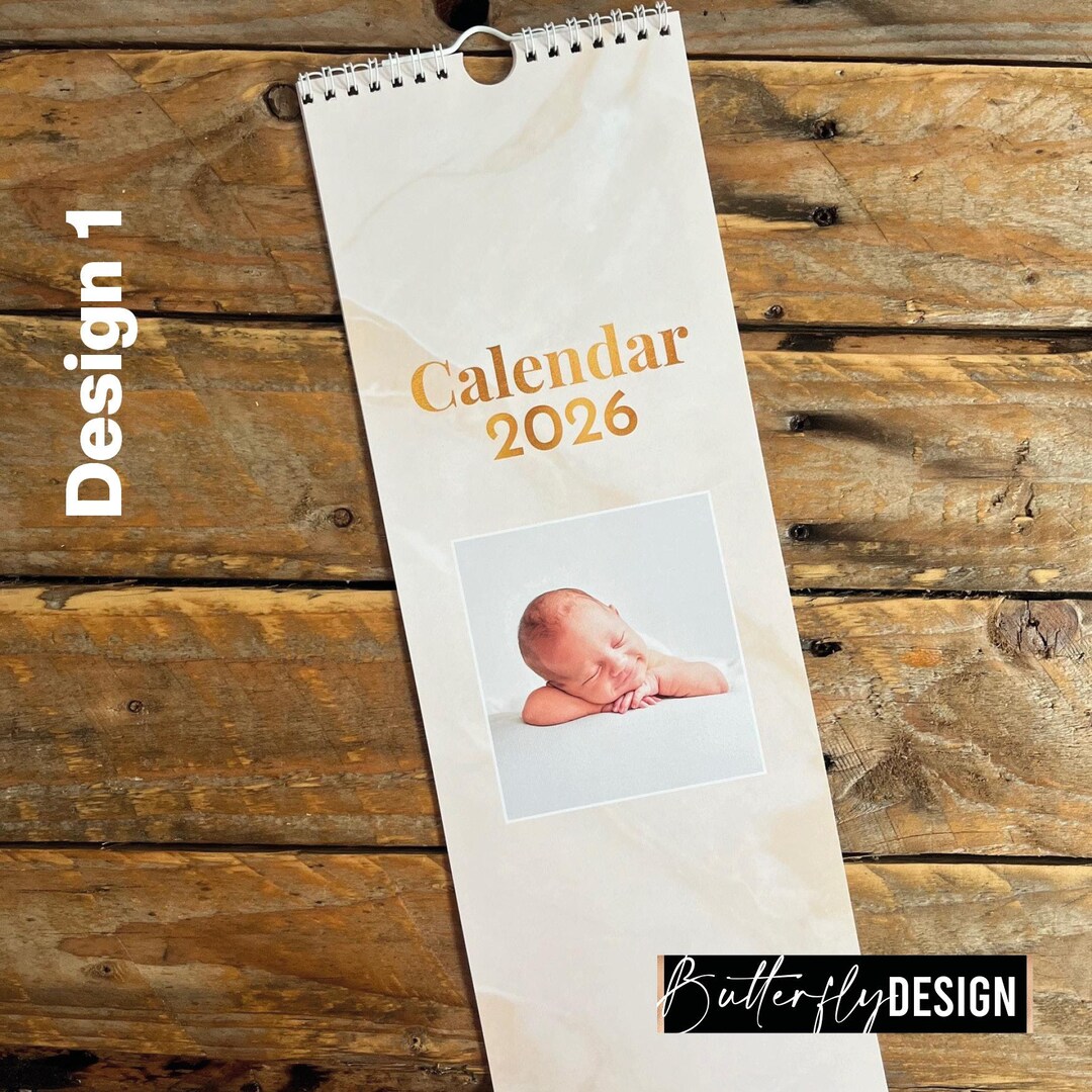 Personalised Photo Calendars for 2026 - Monthly, Kitchen Wall Calendar ...