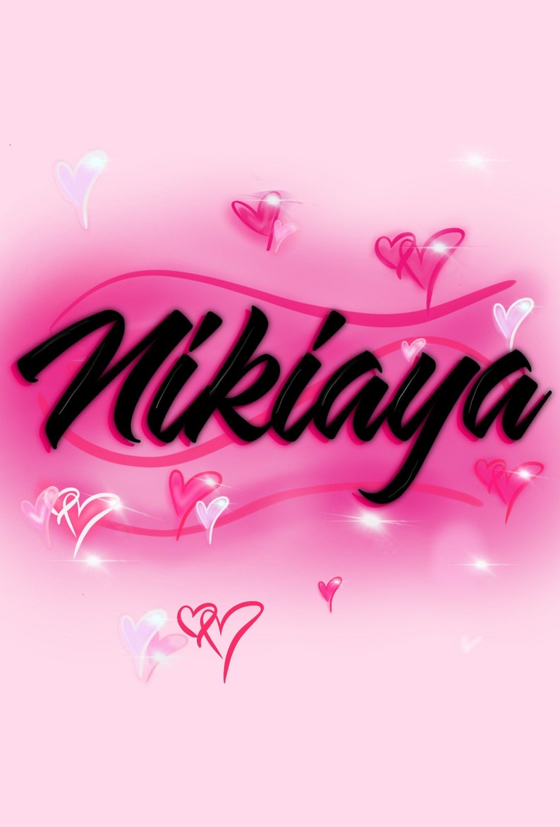 Personalised Digital Airbrush Logo Design - Etsy