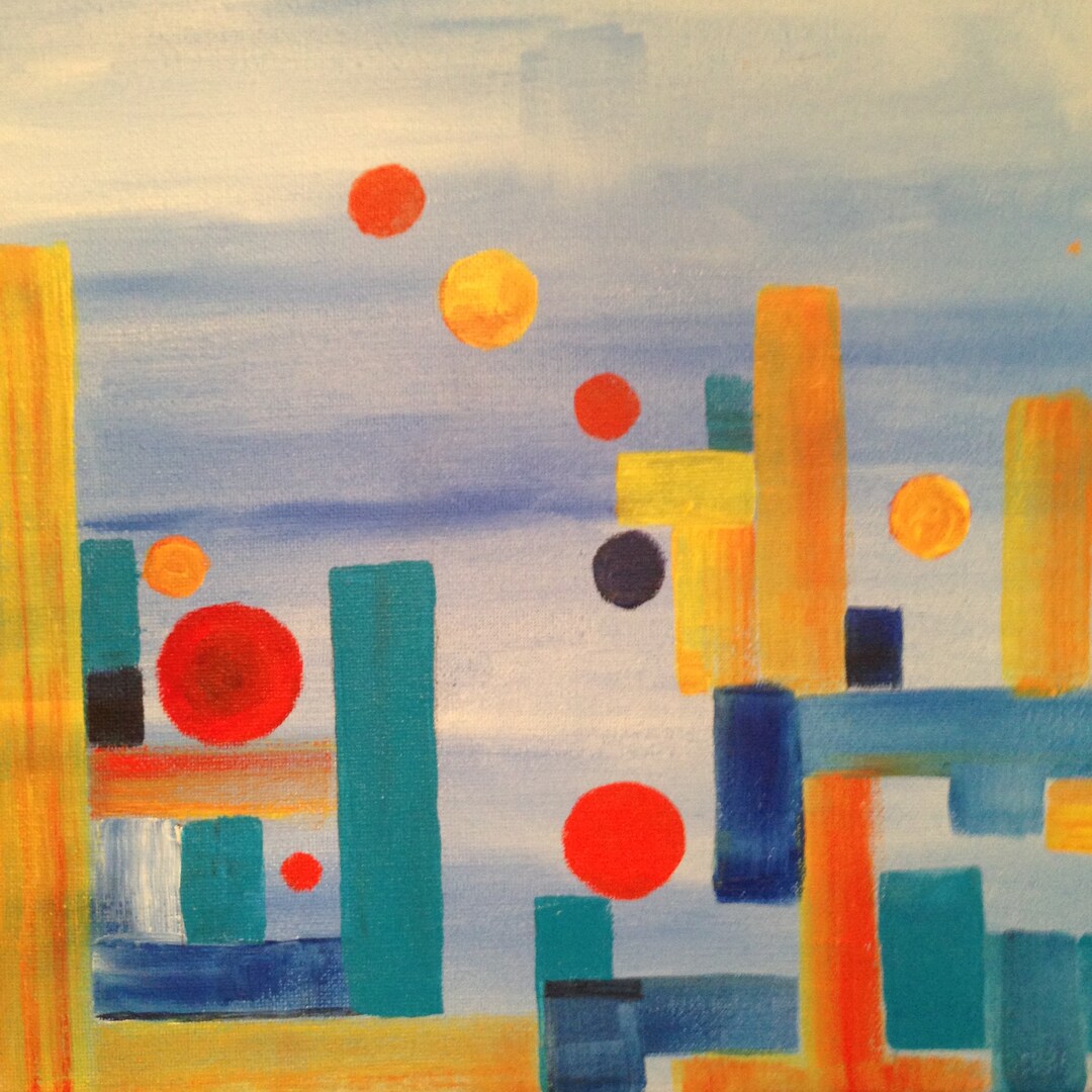 Color Forms - 11"x 14" Acrylic Painting- 100.00 - Etsy