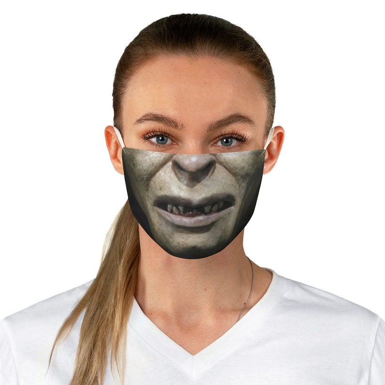 Gollum Mask the Lord of the Rings the Hobbit Fabric Face Mask - Etsy