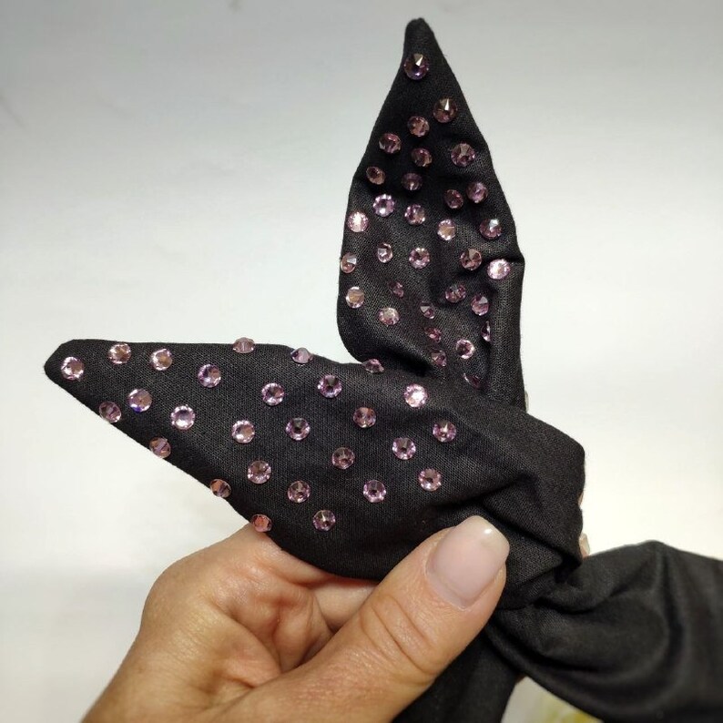 Wire Headband with Rhinestones | Etsy