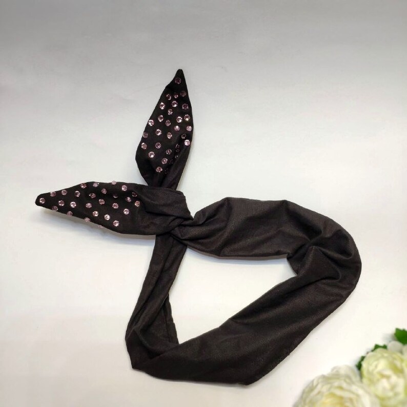 Wire Headband with Rhinestones | Etsy