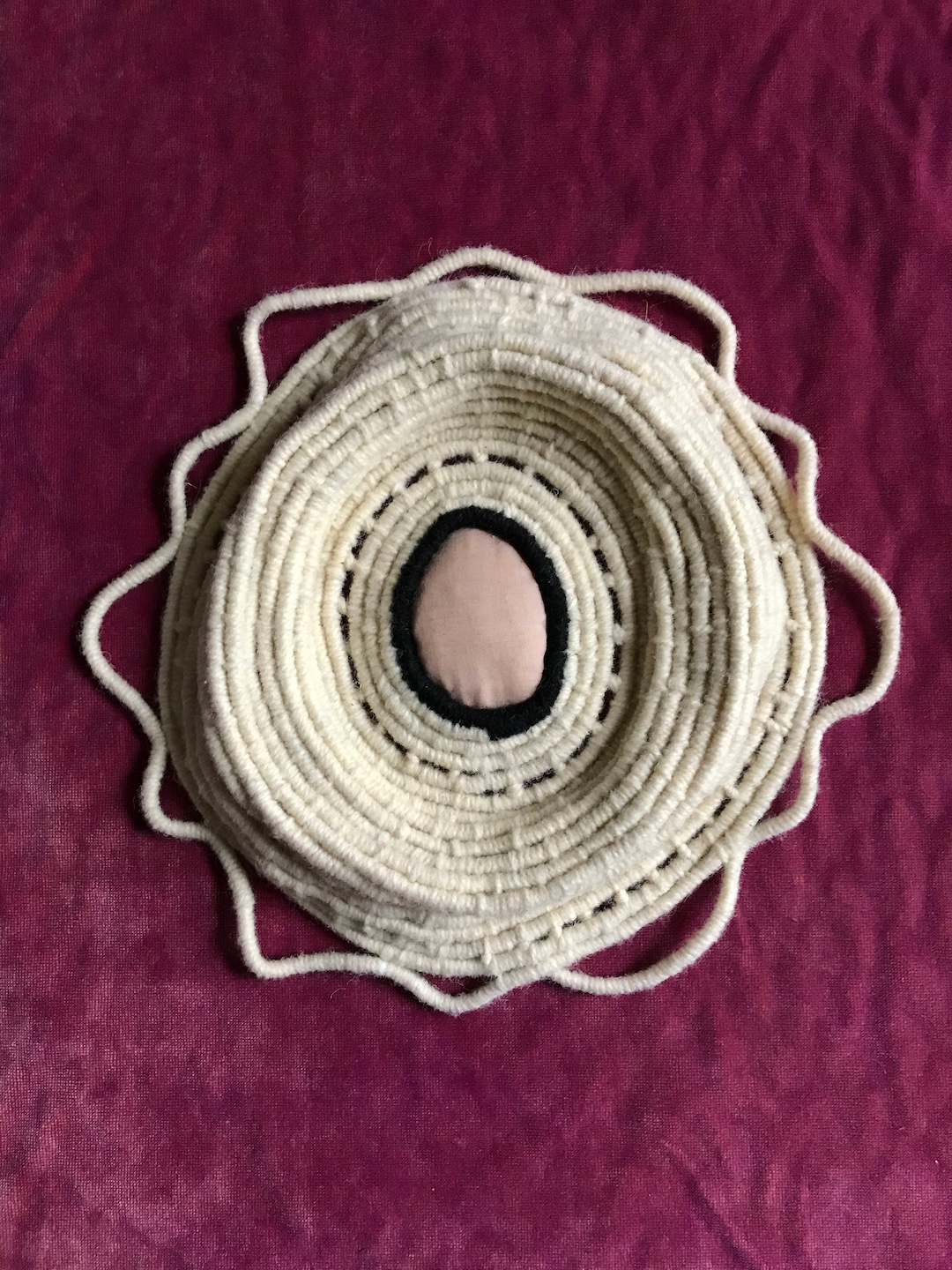 Coiled Frame Fiber Sculpture - Wall Hanging, Textile Art - Etsy