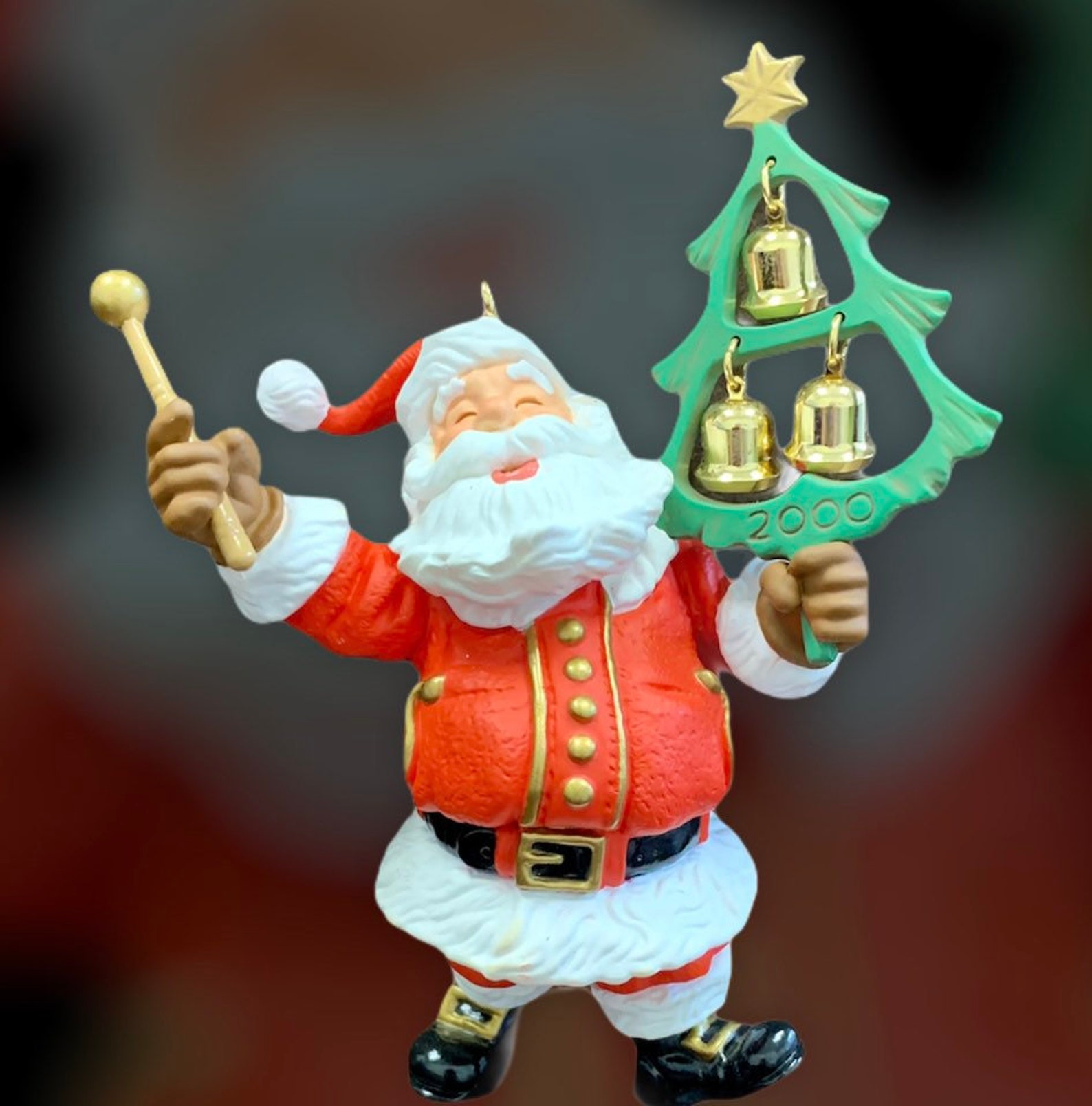 Vintage Jingle Bell Kringle Hallmark Keepsake Collectors Club Ornament ...