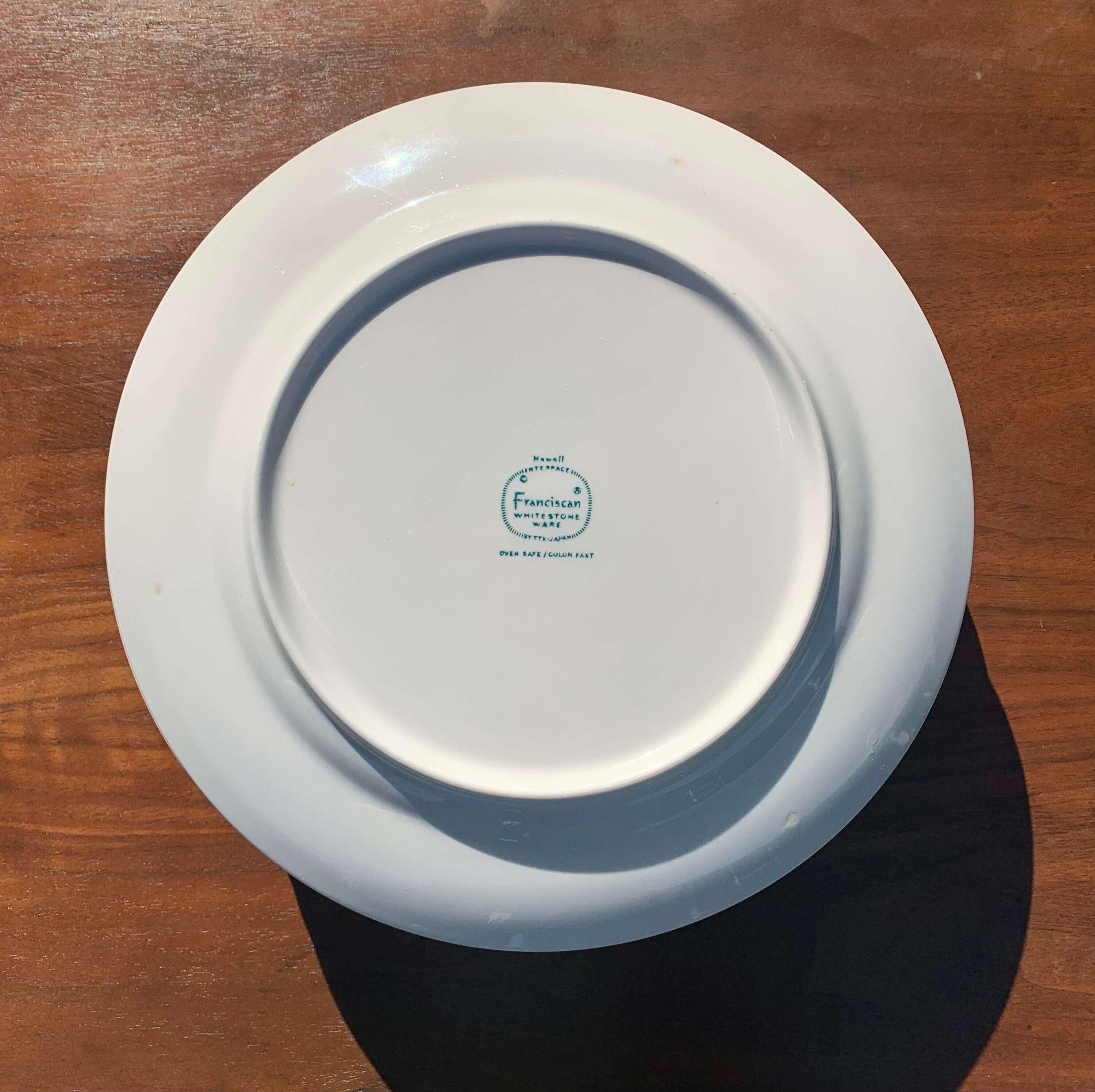 Vintage Franciscan Whitestone Ware Hawaii Dinner Plates Set of 5 - Etsy