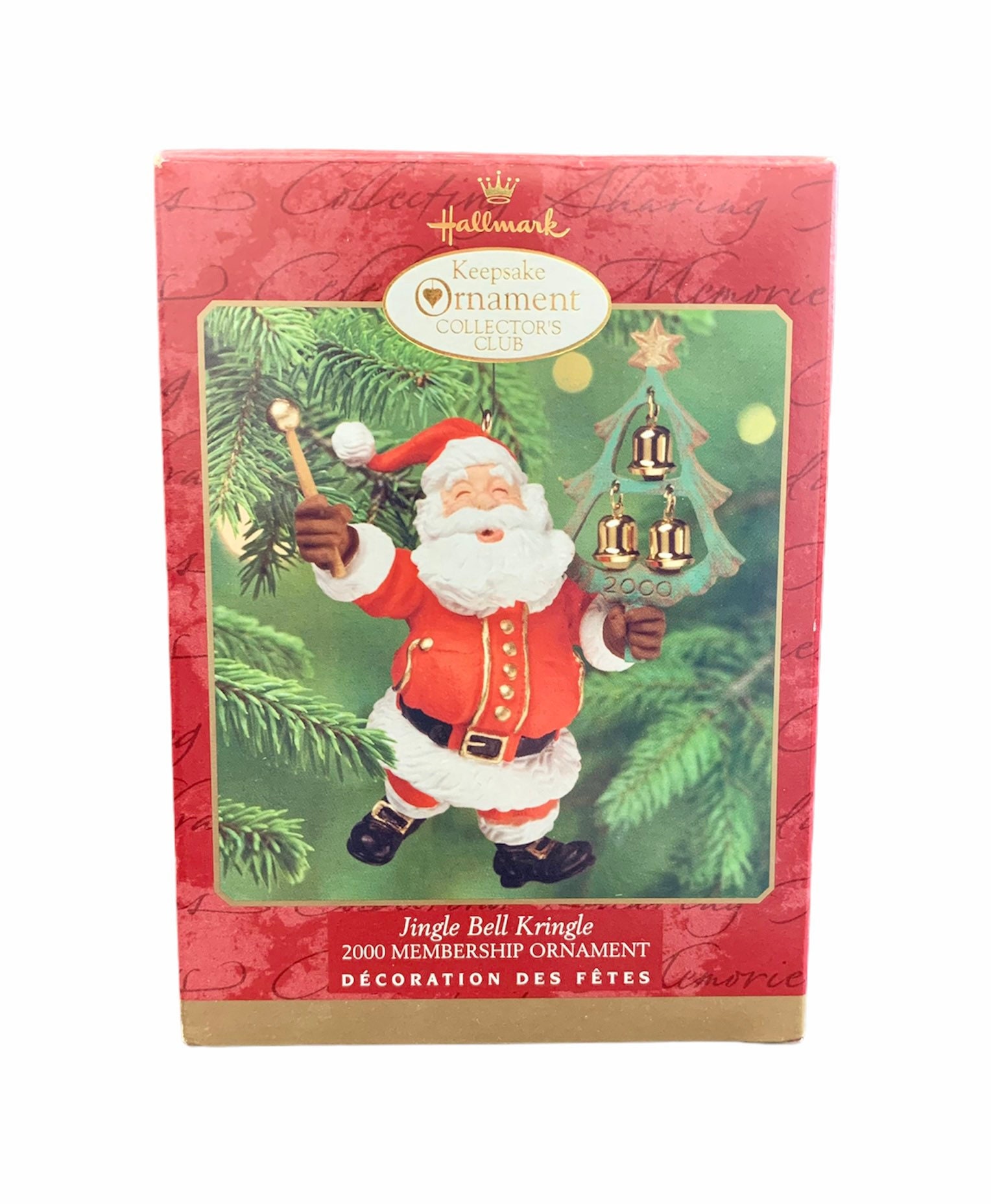 Vintage Jingle Bell Kringle Hallmark Keepsake Collectors Club Ornament ...