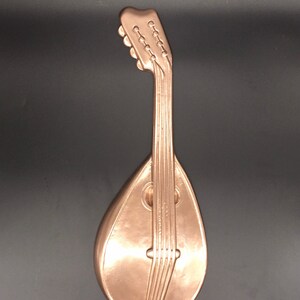 Vintage Mid Century Modern Royal Cast Aluminum Violin and Mandolin Wall ...