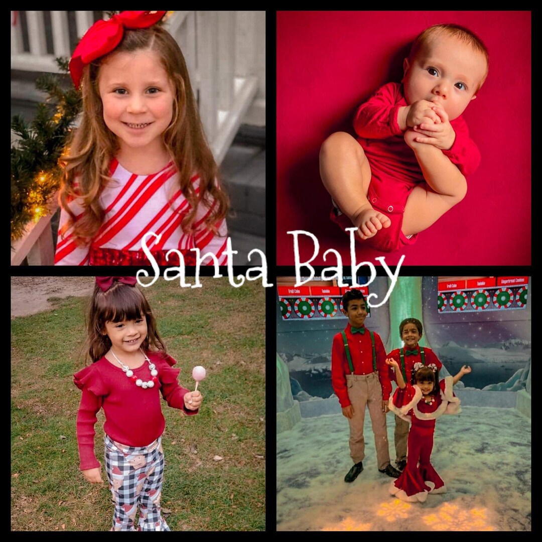 SANTA BABY Single Lightroom Preset + Desktop/mobile - Etsy