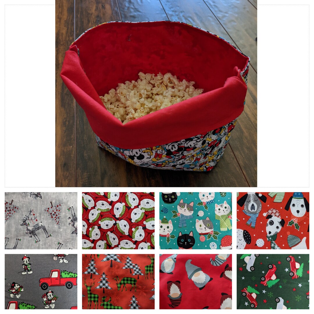 Reusable Microwavable Popcorn Bags - Etsy