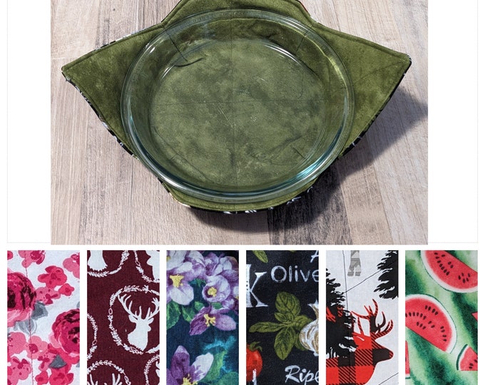 Reversible Pie Plate Cozy Printable Sewing Pattern and Tutorial - PDF ...