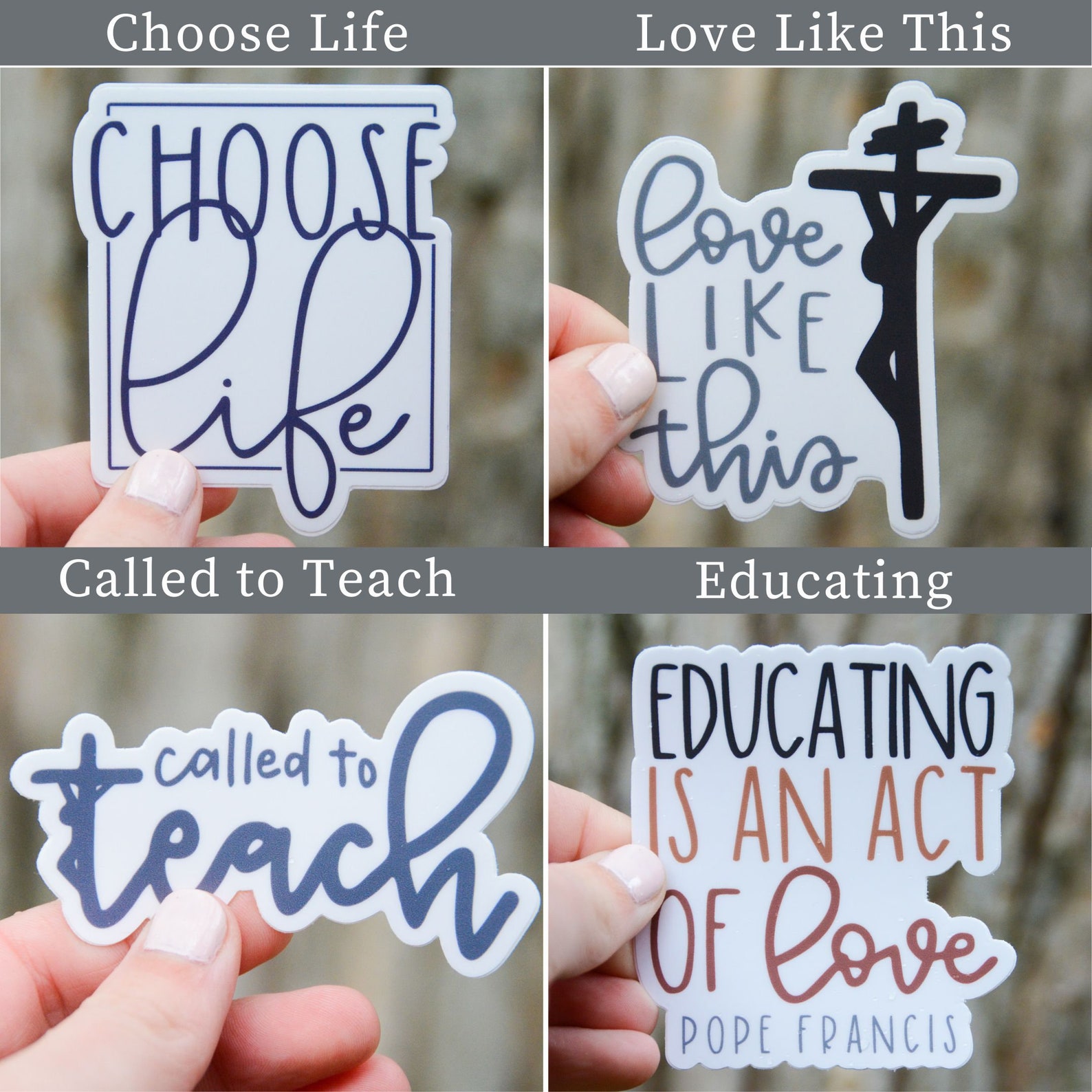 10 Pack of Catholic Saint Vinyl Stickers Custom Sticker - Etsy