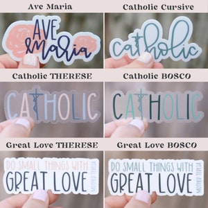 3 5 10 or BULK Catholic Sticker Bundle Catholic Teacher - Etsy