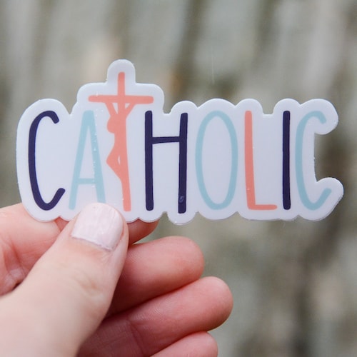 Catholic Vinyl Sticker Catholic Quote Sticker or Decal - Etsy