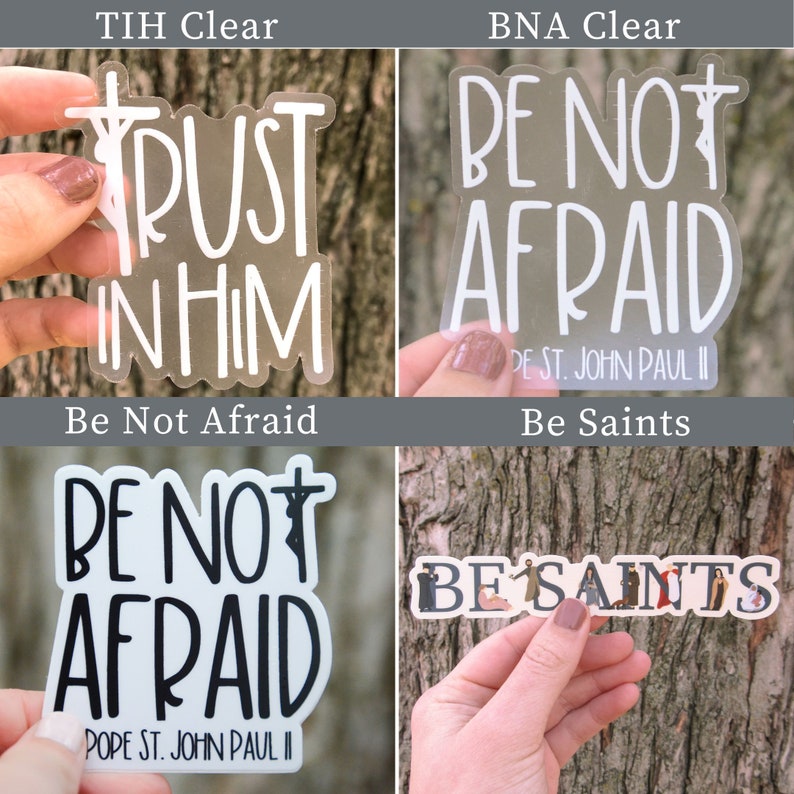 10 Pack of Catholic Saint Vinyl Stickers Custom Sticker - Etsy