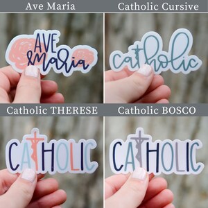 10 Pack of Catholic Saint Vinyl Stickers Custom Sticker - Etsy