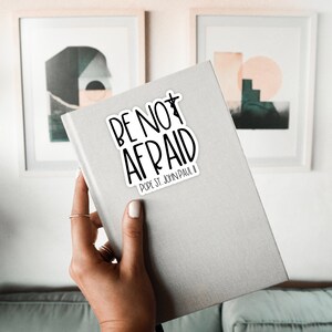 Be Not Afraid- Pope St. John Paul II Vinyl Sticker | Catholic Saint ...