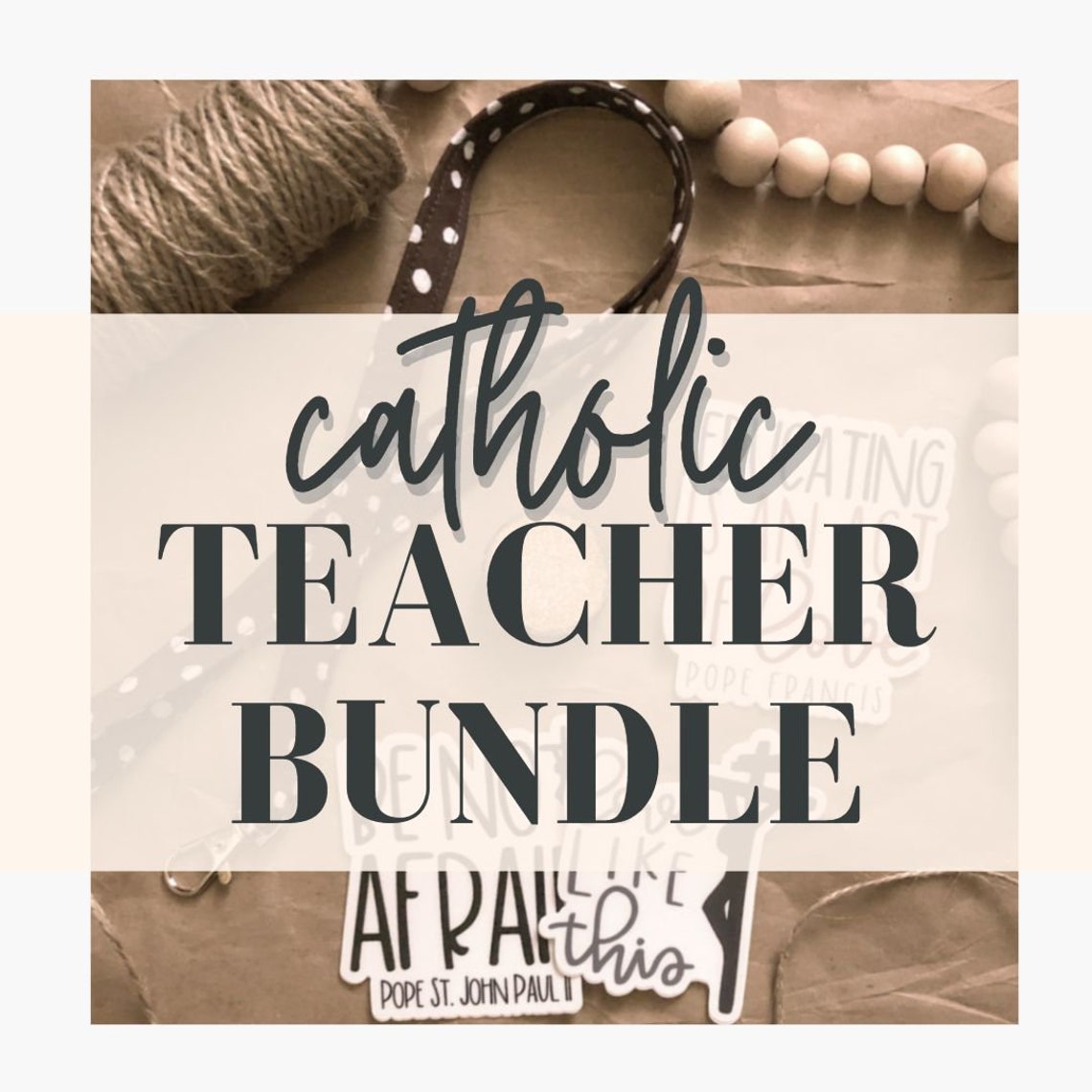 Catholic Teacher Bundle Catholic Gift Bundle - Etsy