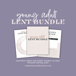 Young Adult Lent Bundle | Catholic Lent Bundle for Teens and Catholic ...