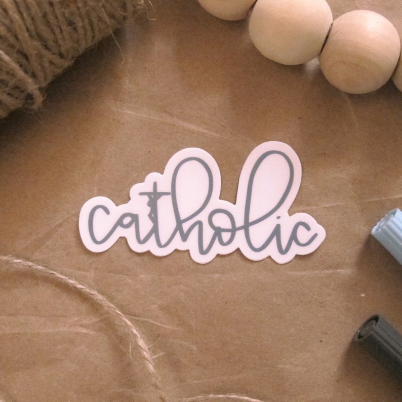 Catholic Vinyl Sticker Catholic Quote Sticker or Decal - Etsy