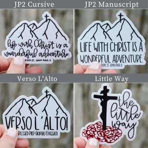 10 Pack of Catholic Saint Vinyl Stickers Custom Sticker - Etsy