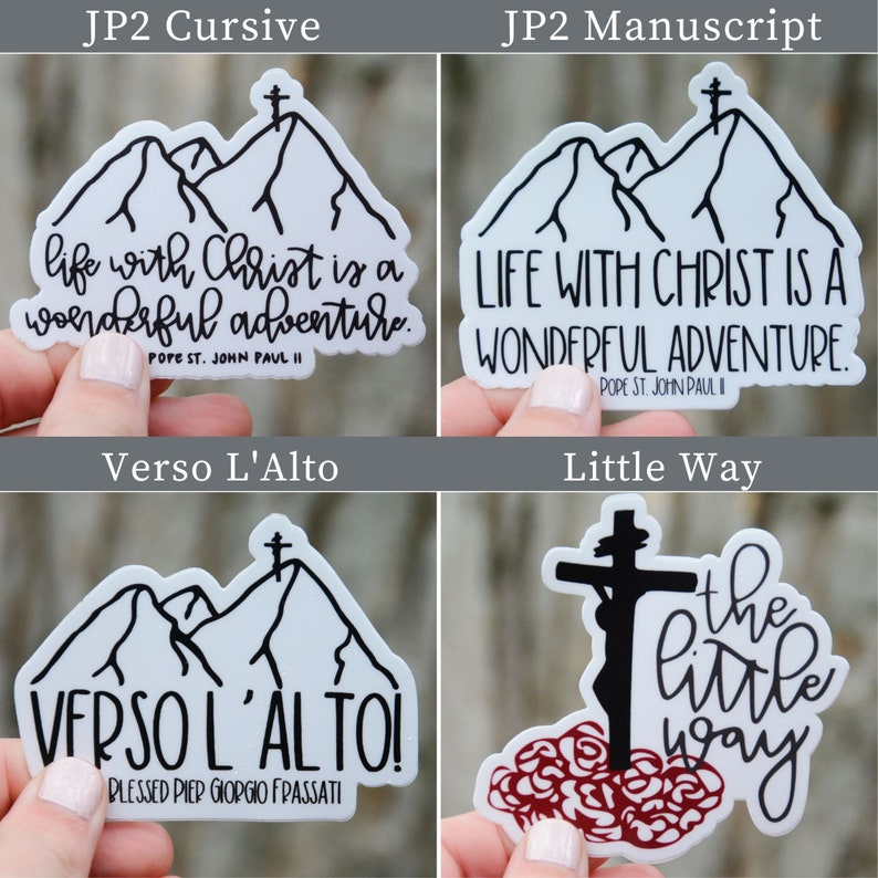 10 Pack of Catholic Saint Vinyl Stickers Custom Sticker - Etsy