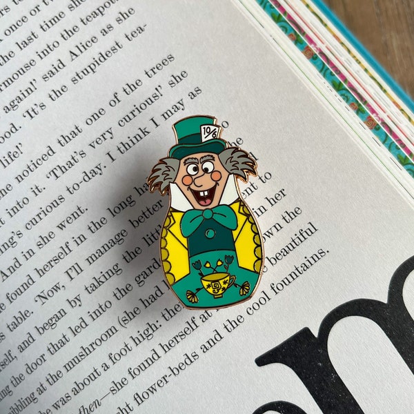 Mad Hatter Pin - Etsy