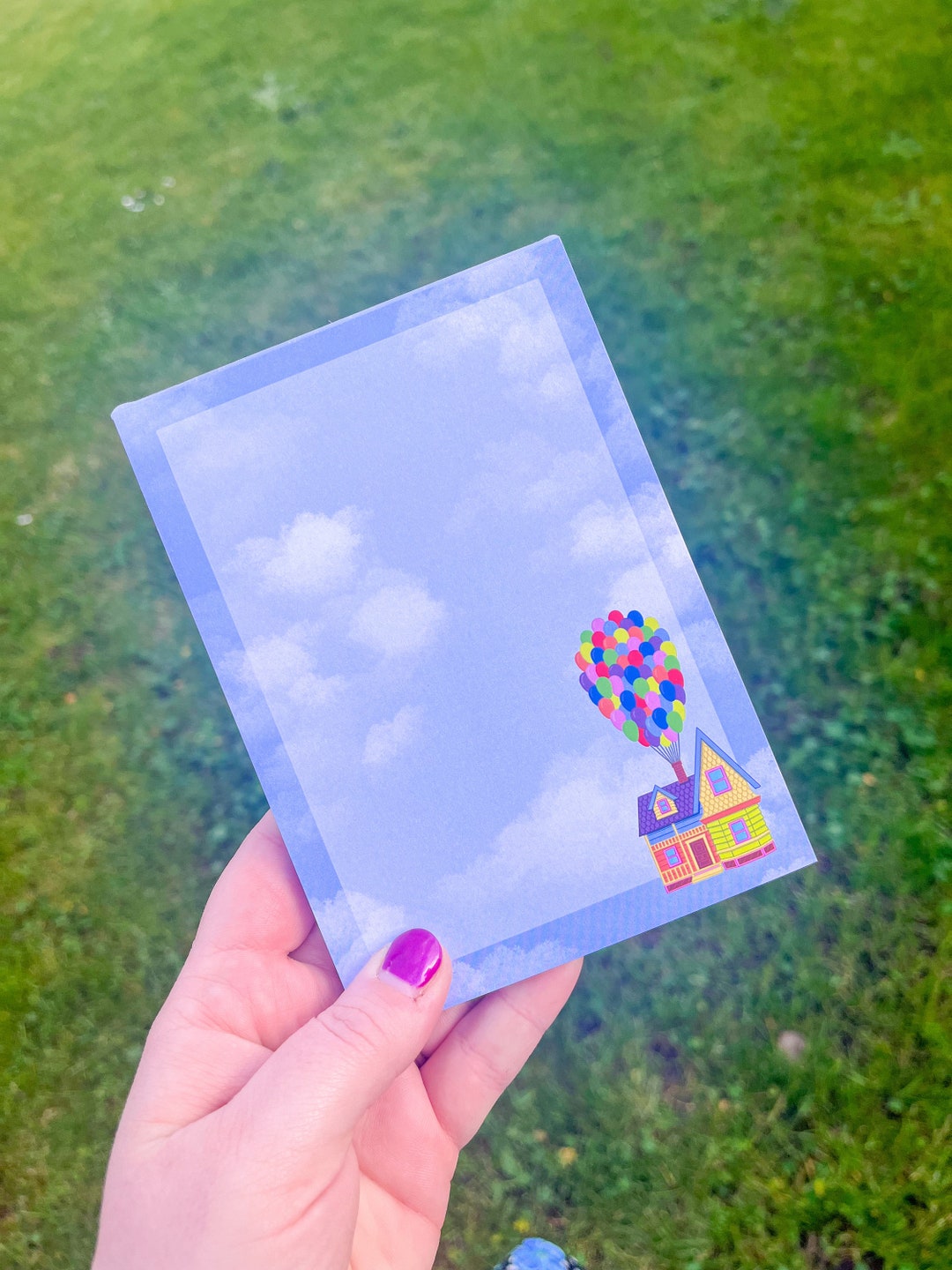 Balloon House Notepad A6 - Etsy