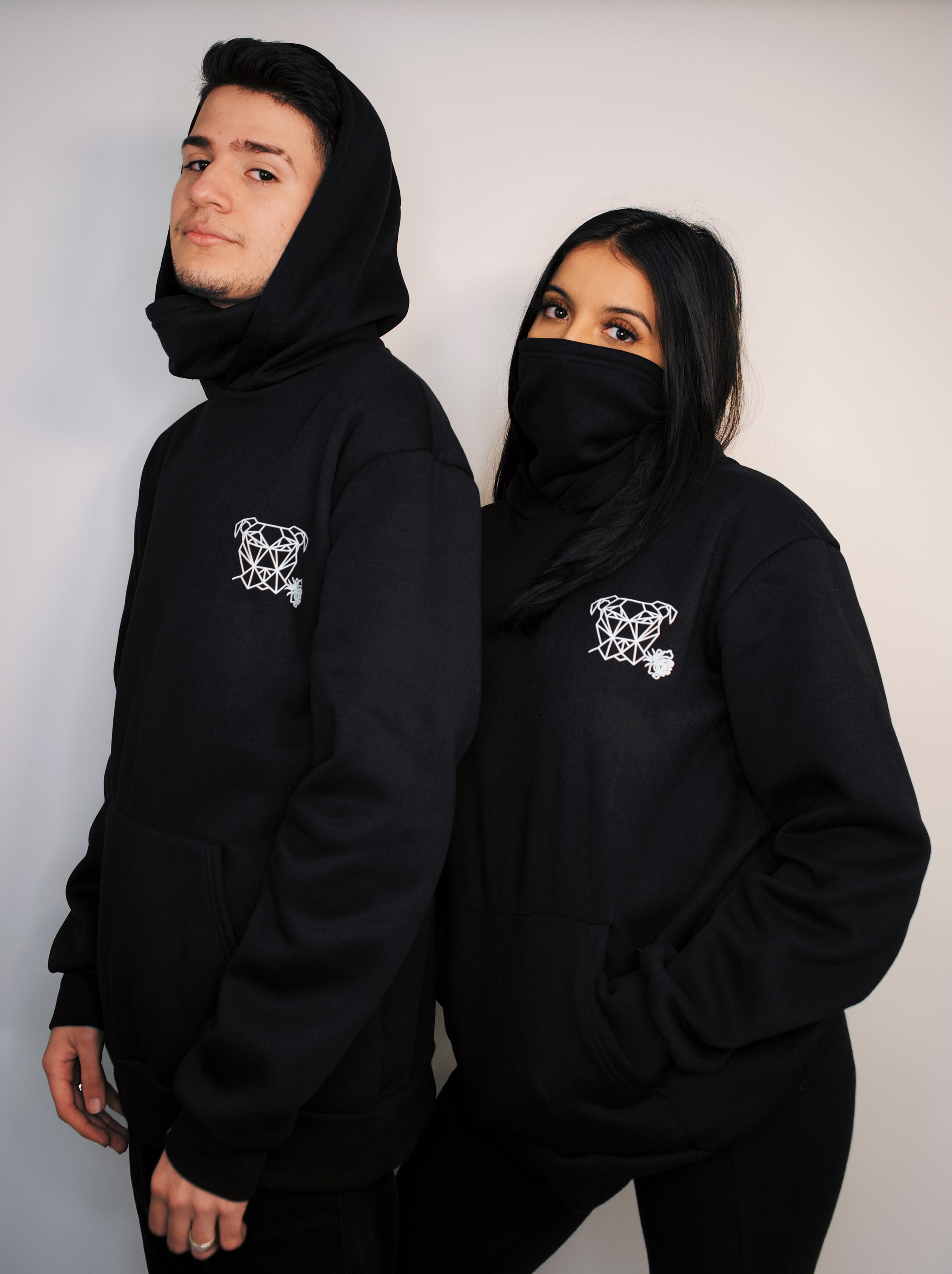 Unisex Hoodie With Face Cover - Etsy