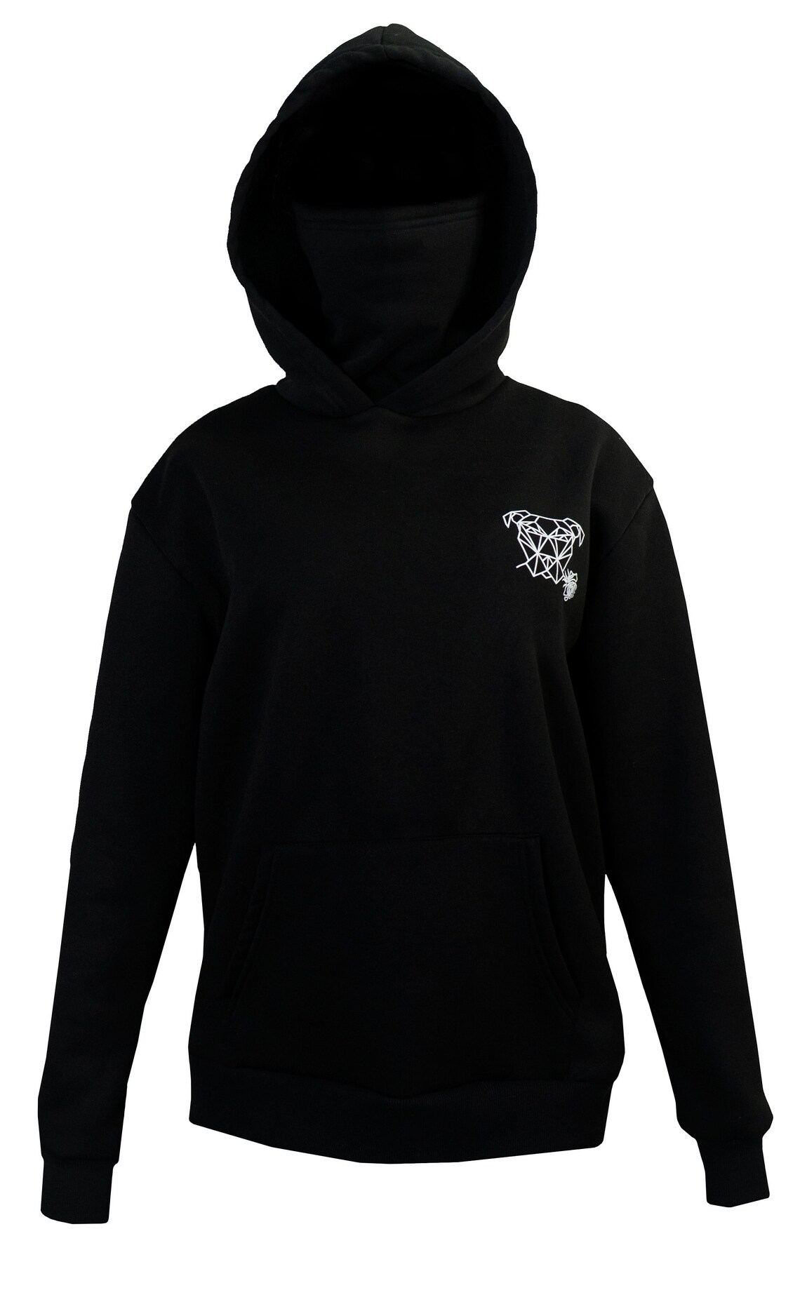 Unisex Hoodie With Face Cover - Etsy