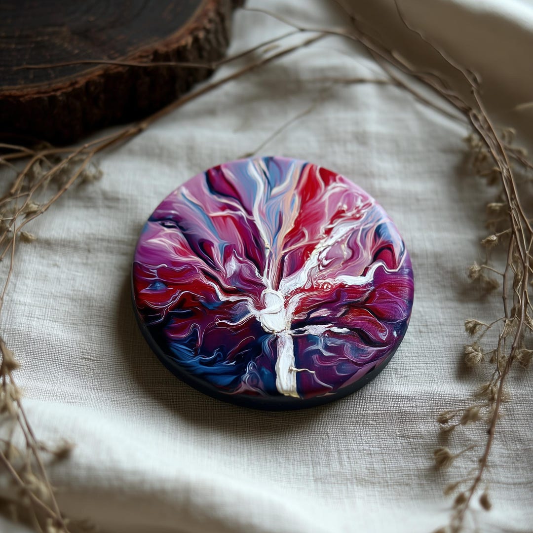 Original Fine Art Placenta Painting | Acrylic Oil Placenta Painting ...