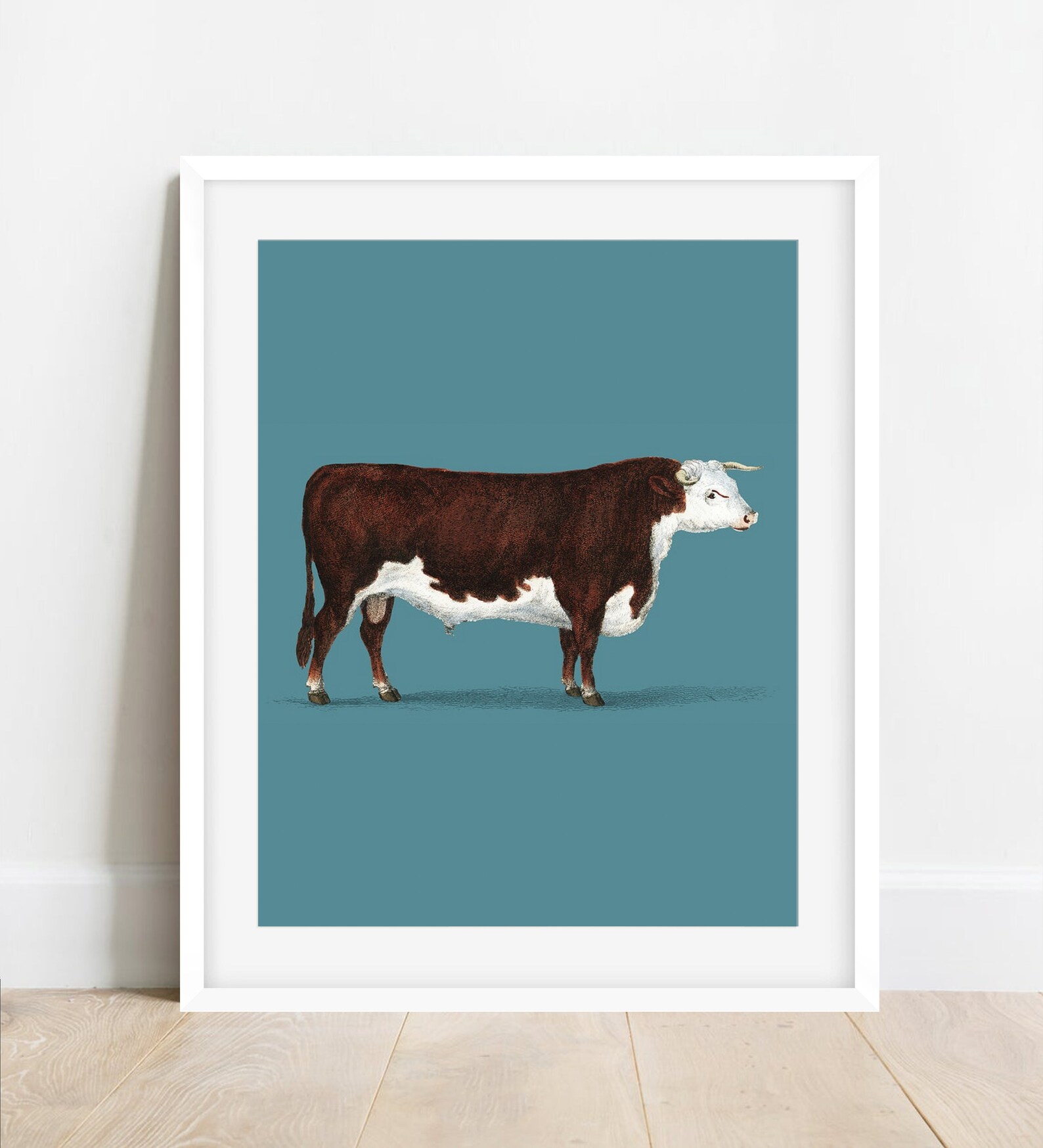 Vintage Farmhouse Printable: Antique Cow Digital Download 3 | Etsy